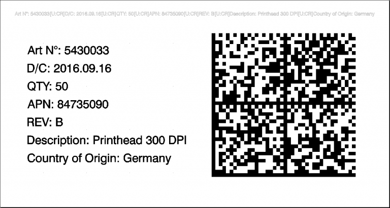 Wie codiere ich einen mehrzeiligen Text korrekt in einem Barcode ...