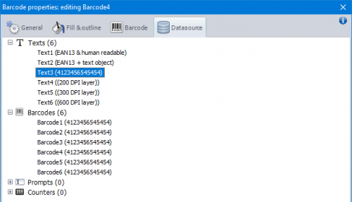 How to customize the human readable text of a barcode? | cablabel S3 Blog