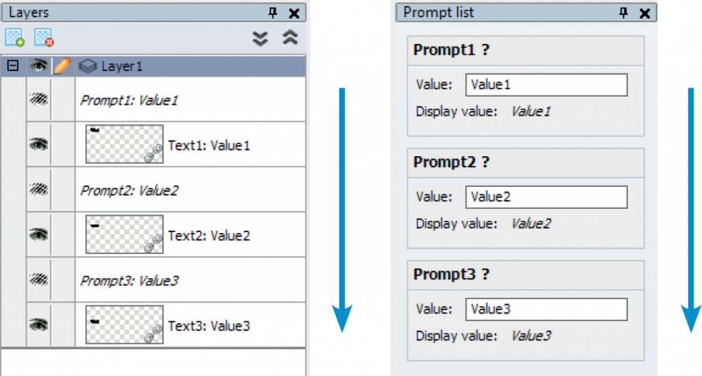 How can I change the display order of the prompt fields? | cablabel S3 Blog
